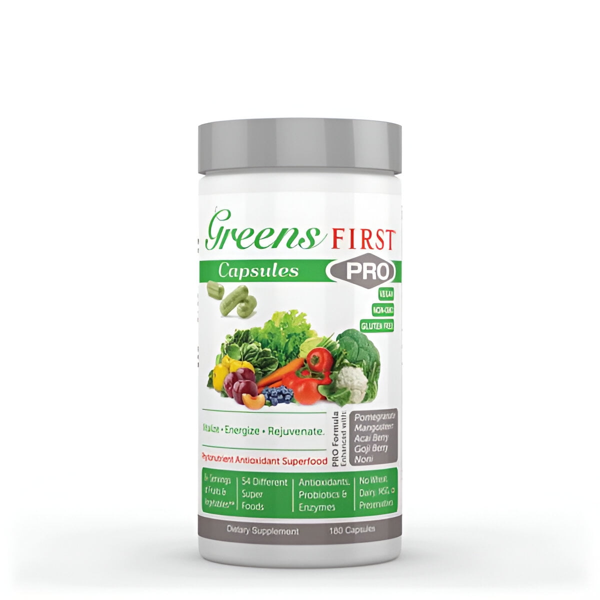Greens First PRO Phytonutrient Capsules, 54 Antioxidant Superfoods ...