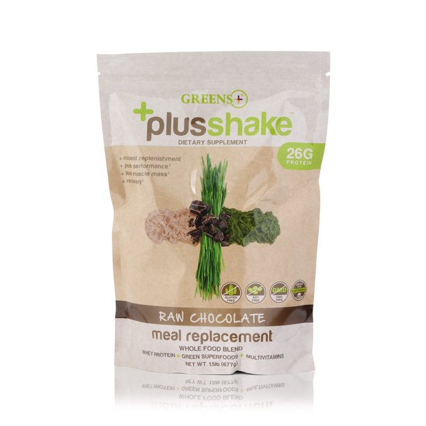 Greens Plus Shake Chocolate Protein Meal Replacement Dietary Supplement ...