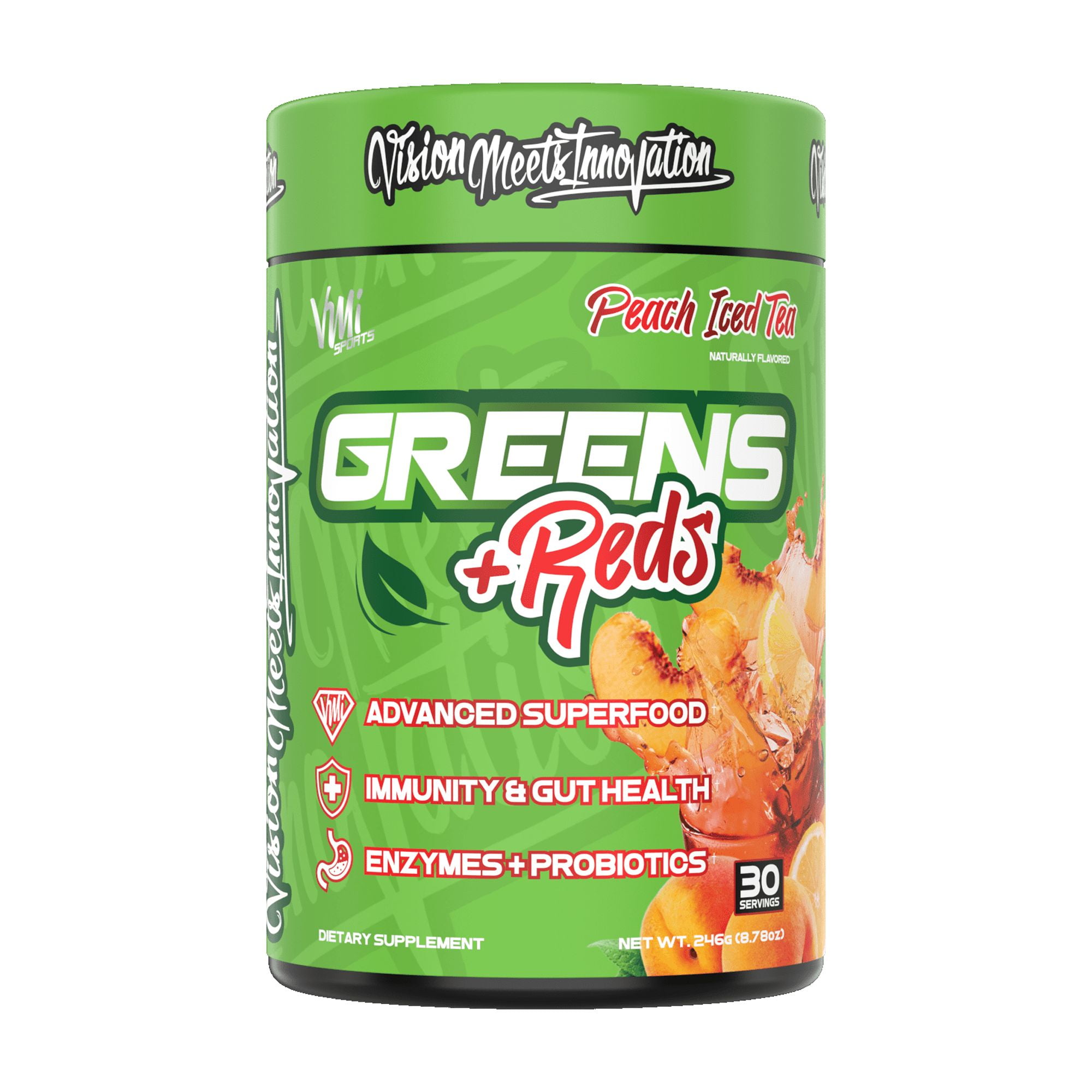 Greens + Reds Advanced Superfood by VMI Sports | Immunity and Gut ...