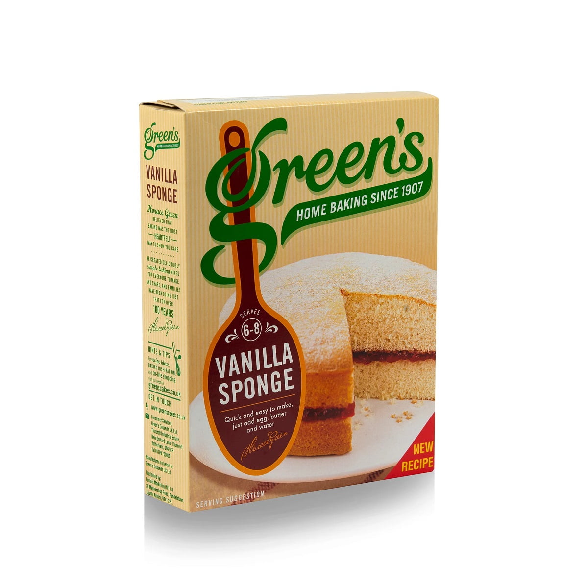 Greens Vanilla Sponge Mix 221g - Walmart.com
