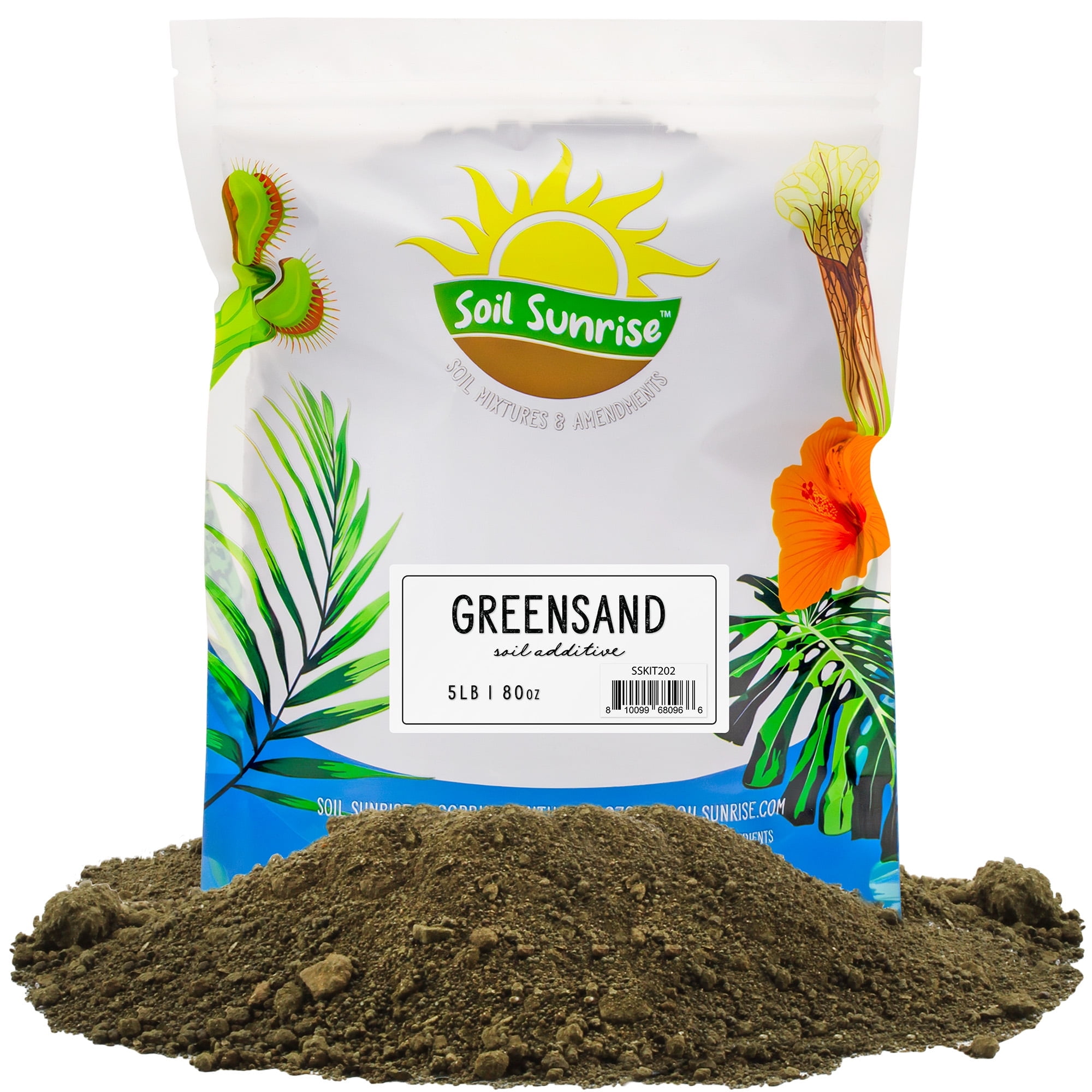 Soil Sunrise Greensand Soil Additive (5 Pounds); Natural Container ...