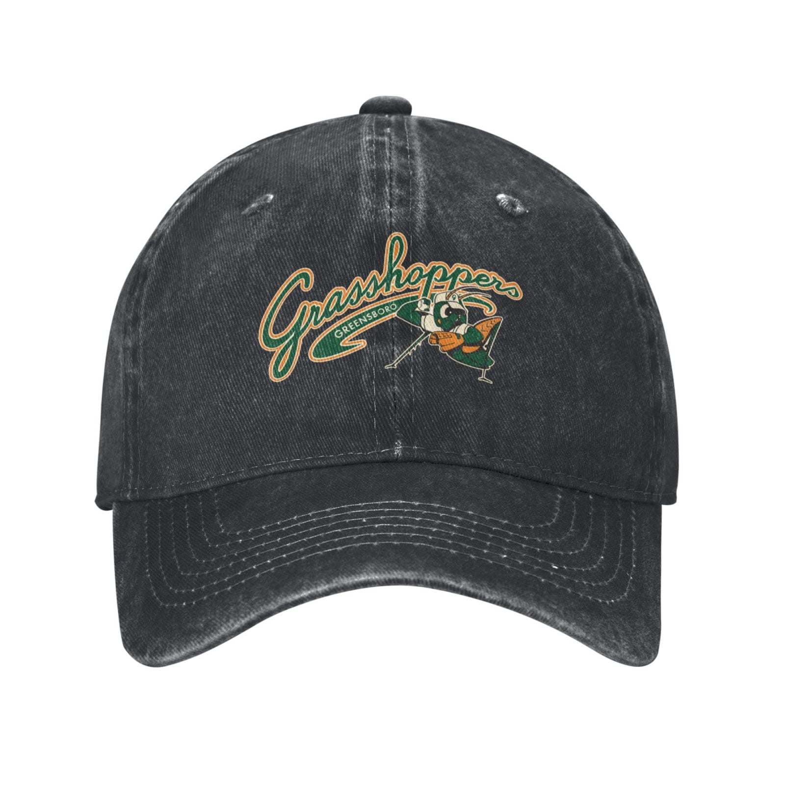 Greensboro Grasshoppers Hat Adult Adjustable Classic Washed Casquette ...