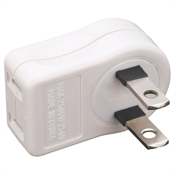 90 Degree 3 Prong Plug Adapter