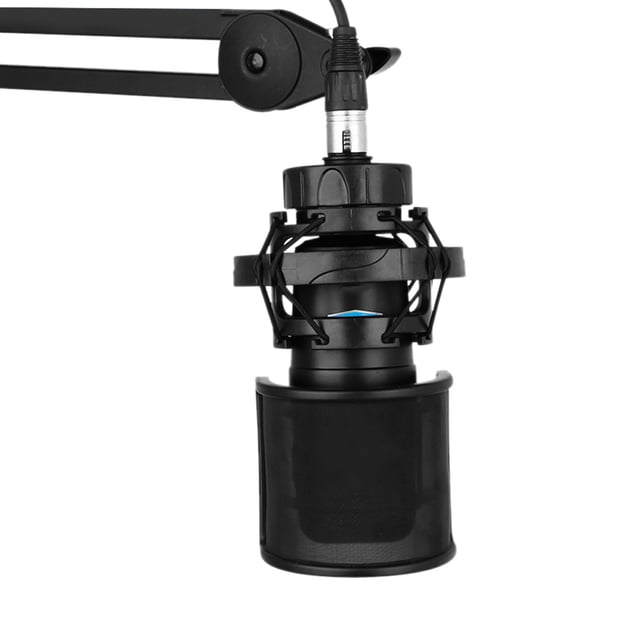 Greensen Microphone Pop Filter U Shape Windshield Mask Metal Mesh Mic ...