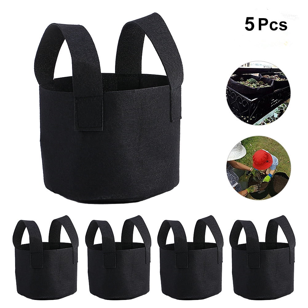 Greensen Plant Bag Plant Grow Container 1 2 3 5 7 10 Gallon Black greensen-plant-bag-plant-grow-container-1-2-3-5-7-10-gallon-black