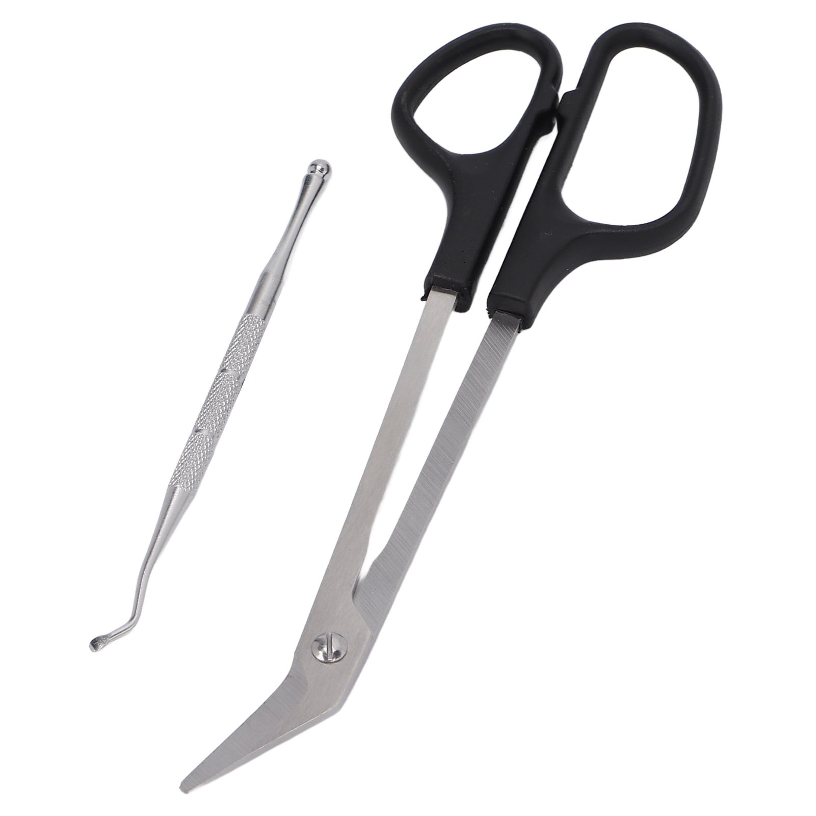 Greensen Ergonomic Long Handled Toenail Scissors with Angled Cutting ...