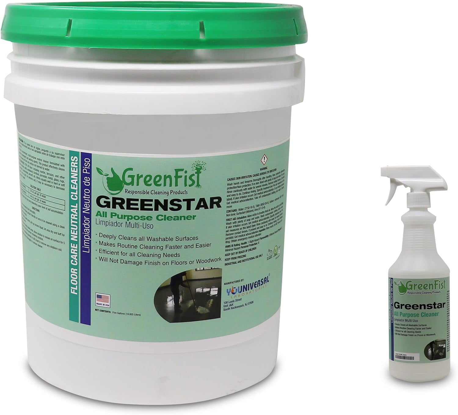 Greenstar All Purpose Cleaner [Super Concentrated] Commercial Grade ...