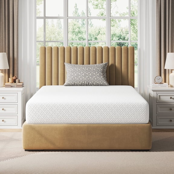 GAESTE 8 Full Size Memory Foam Mattress, Cooling Gel, Medium Firm ...