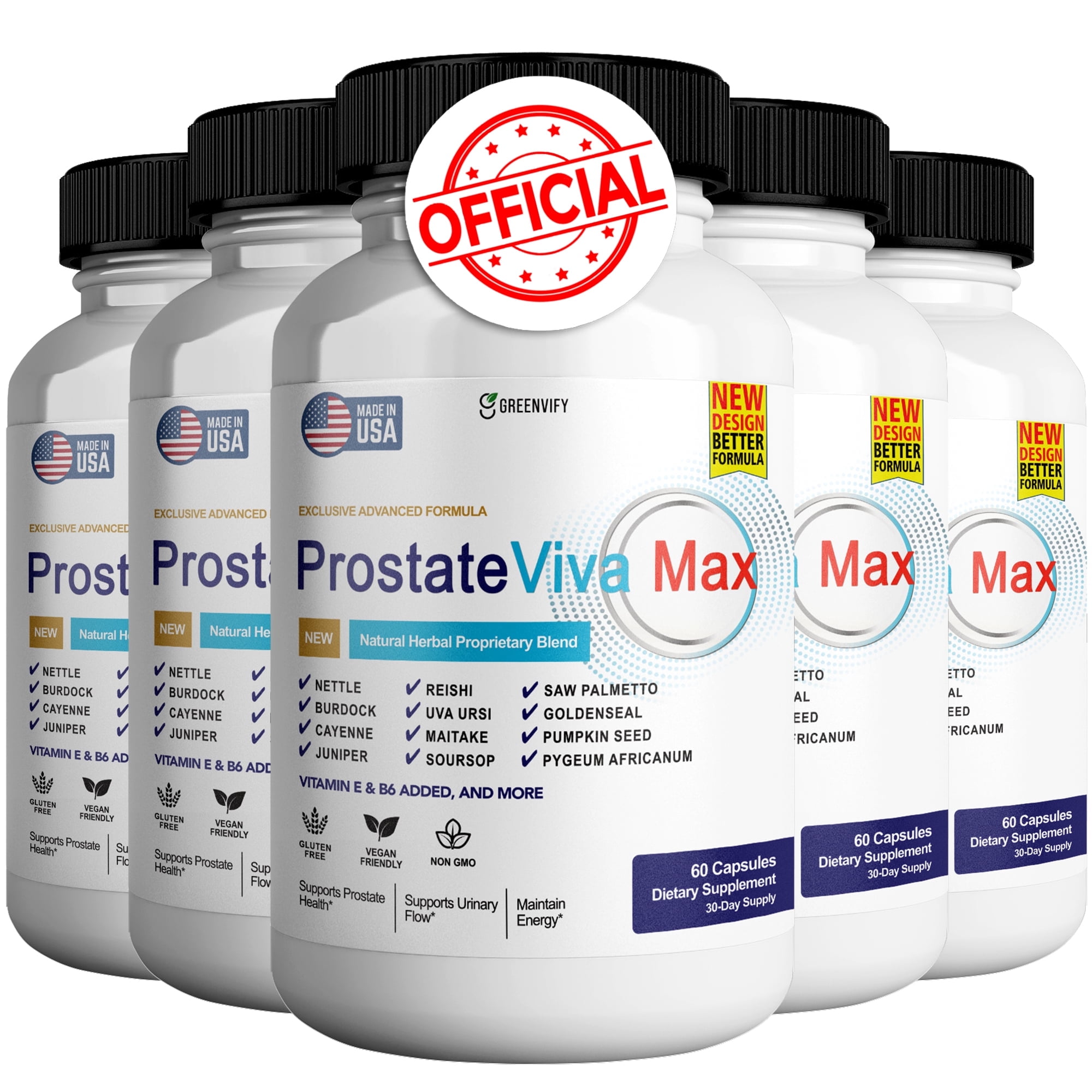 Greenvify ProstateViva Max Prostate Supplements - Walmart.com