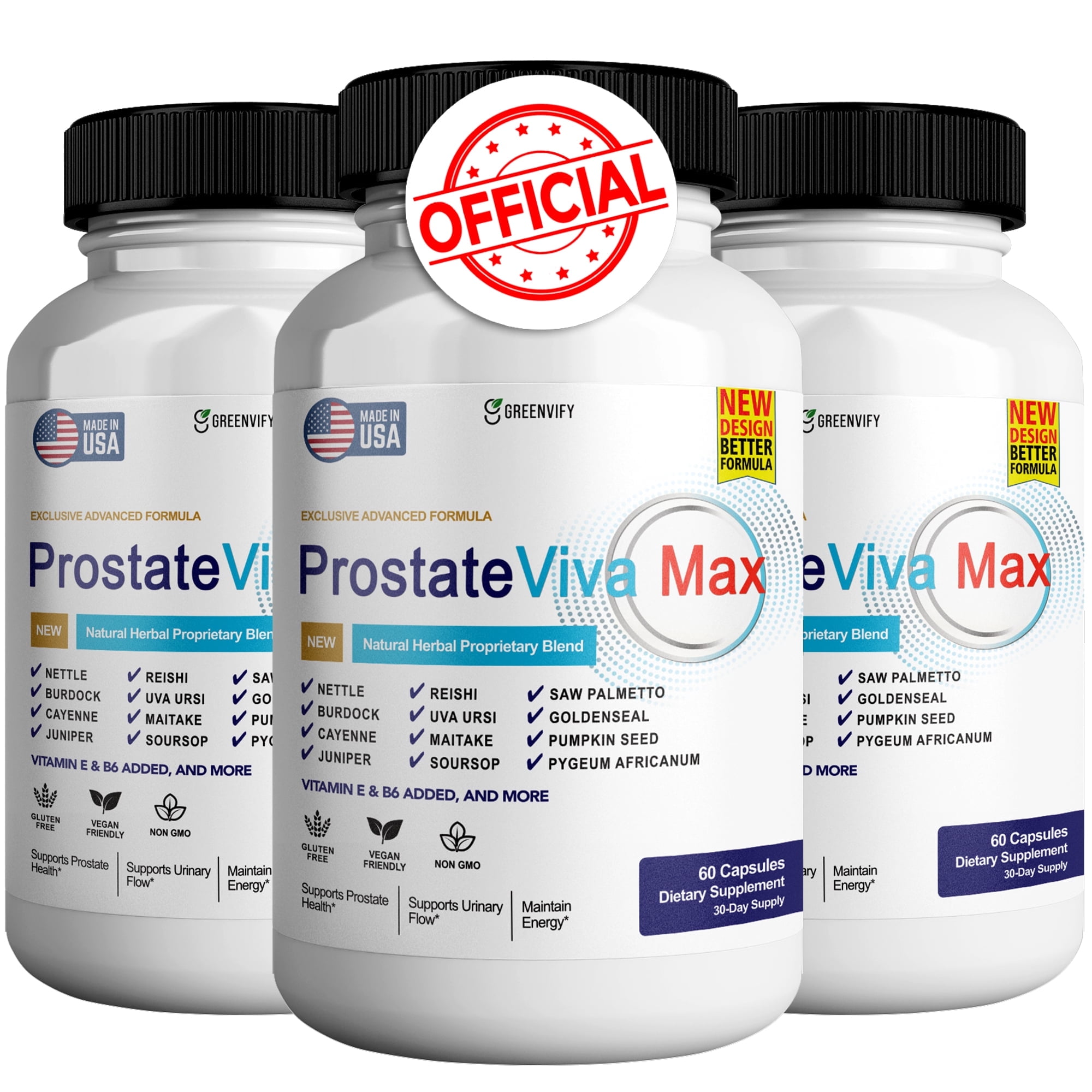 Greenvify ProstateViva Max Prostate Supplements - Walmart.com