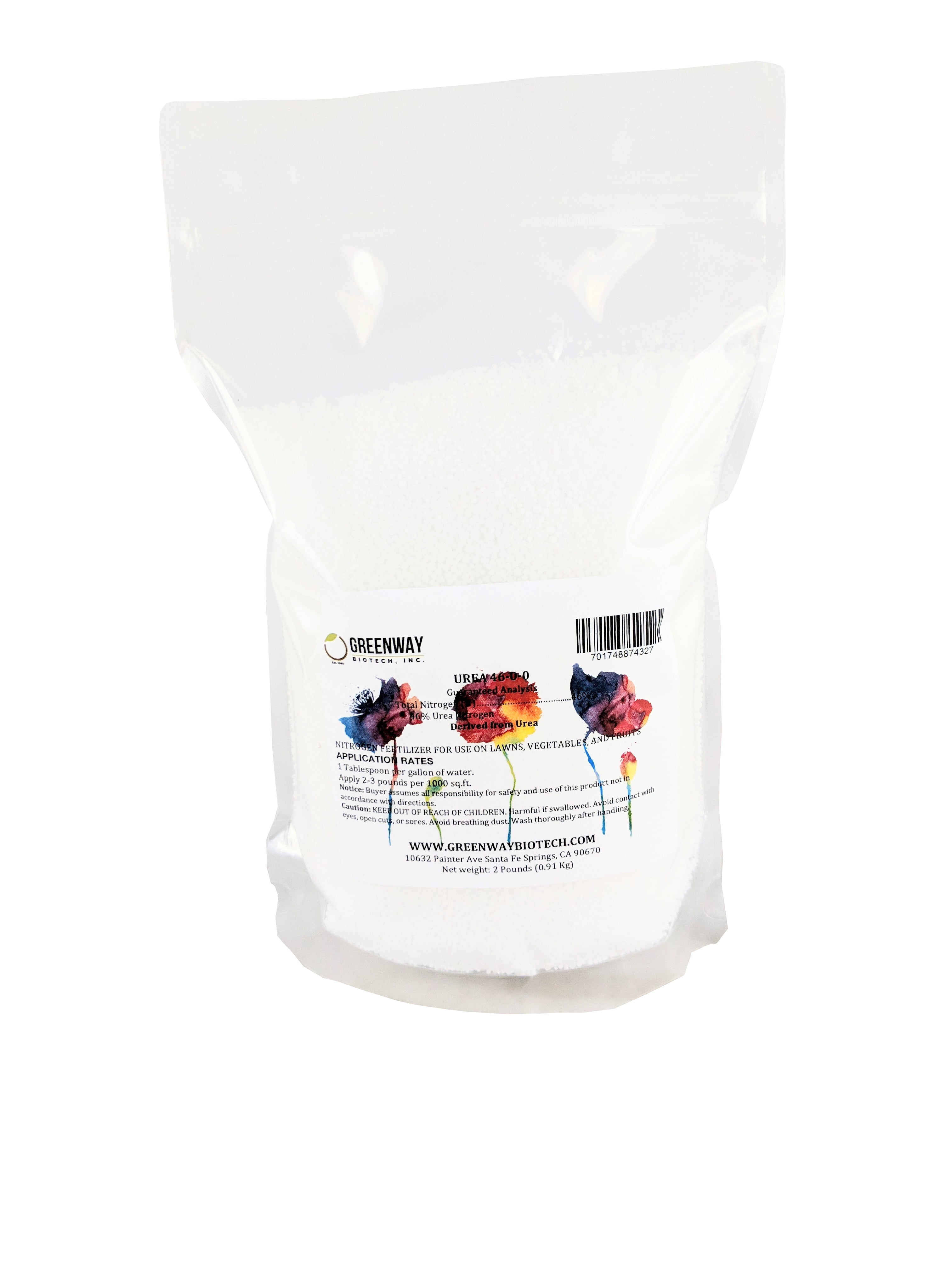 Greenway Biotech Fruits and Vegetables Urea Fertilizer, 2 lbs - Walmart.com