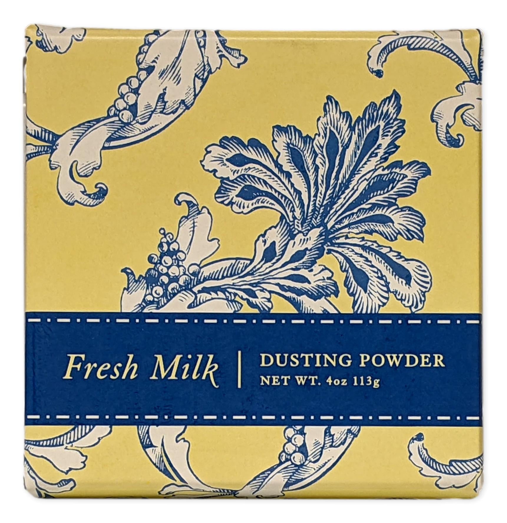 Greenwich Bay Fresh Milk Dusting Powder, After-Bath Body Powder, Talc ...