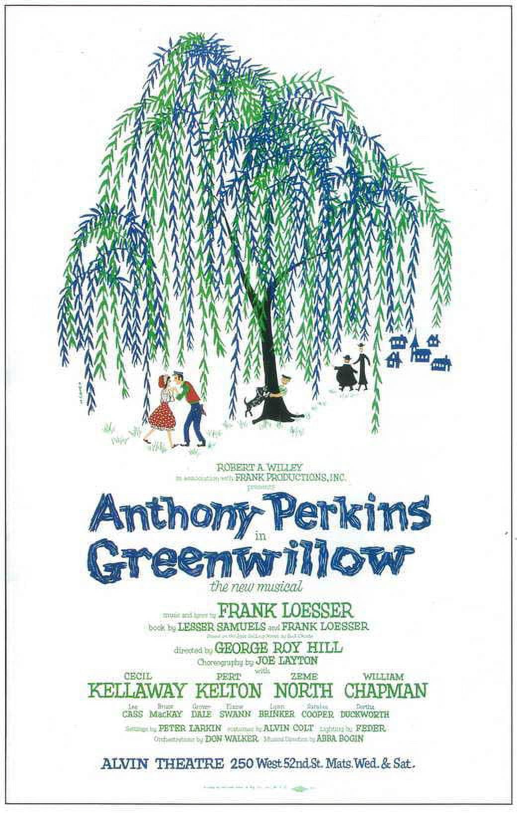 Greenwillow (Broadway) - movie POSTER (Style A) (14" x 22") (1960 ...