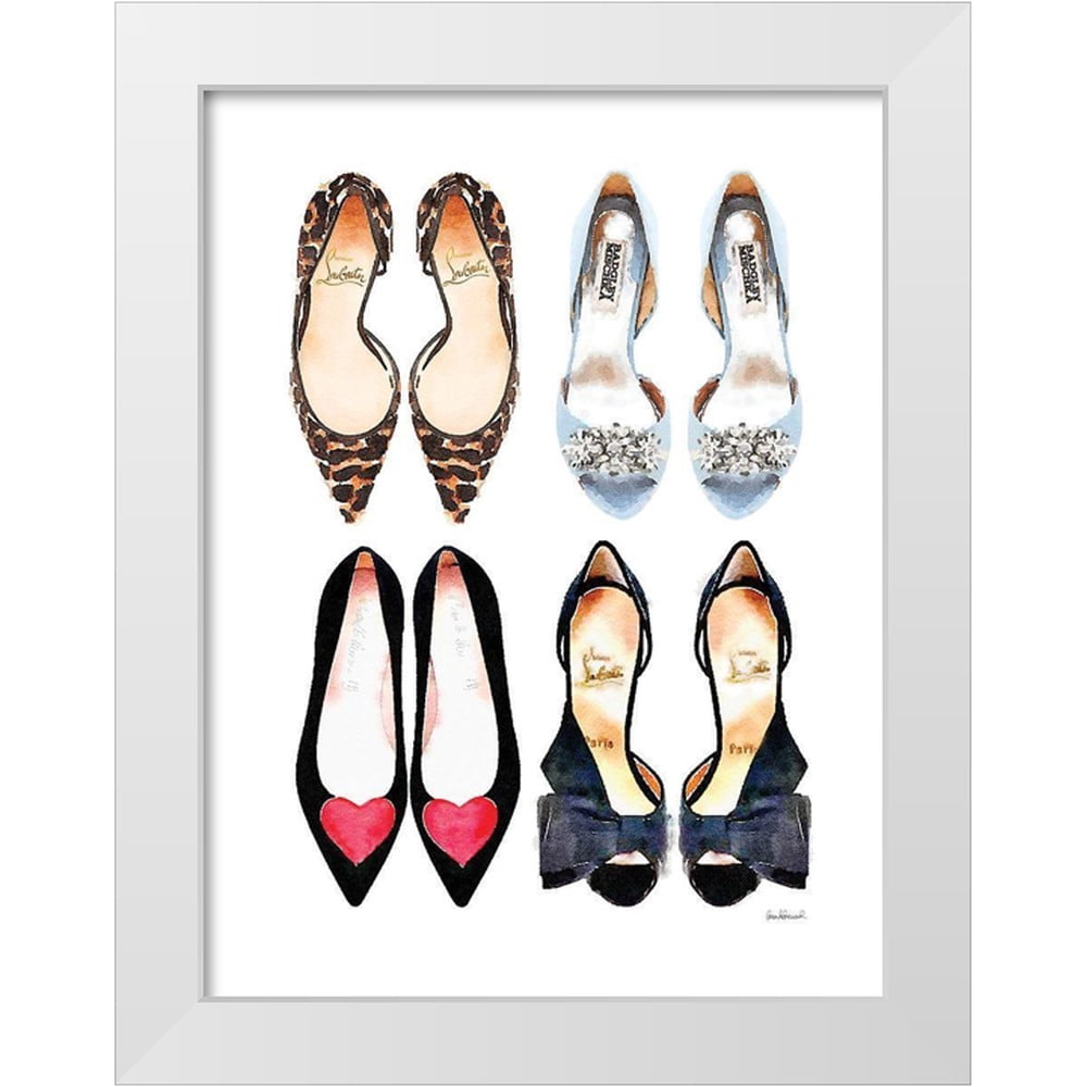 Greenwood, Amanda 25x32 White Modern Wood Framed Museum Art Print ...