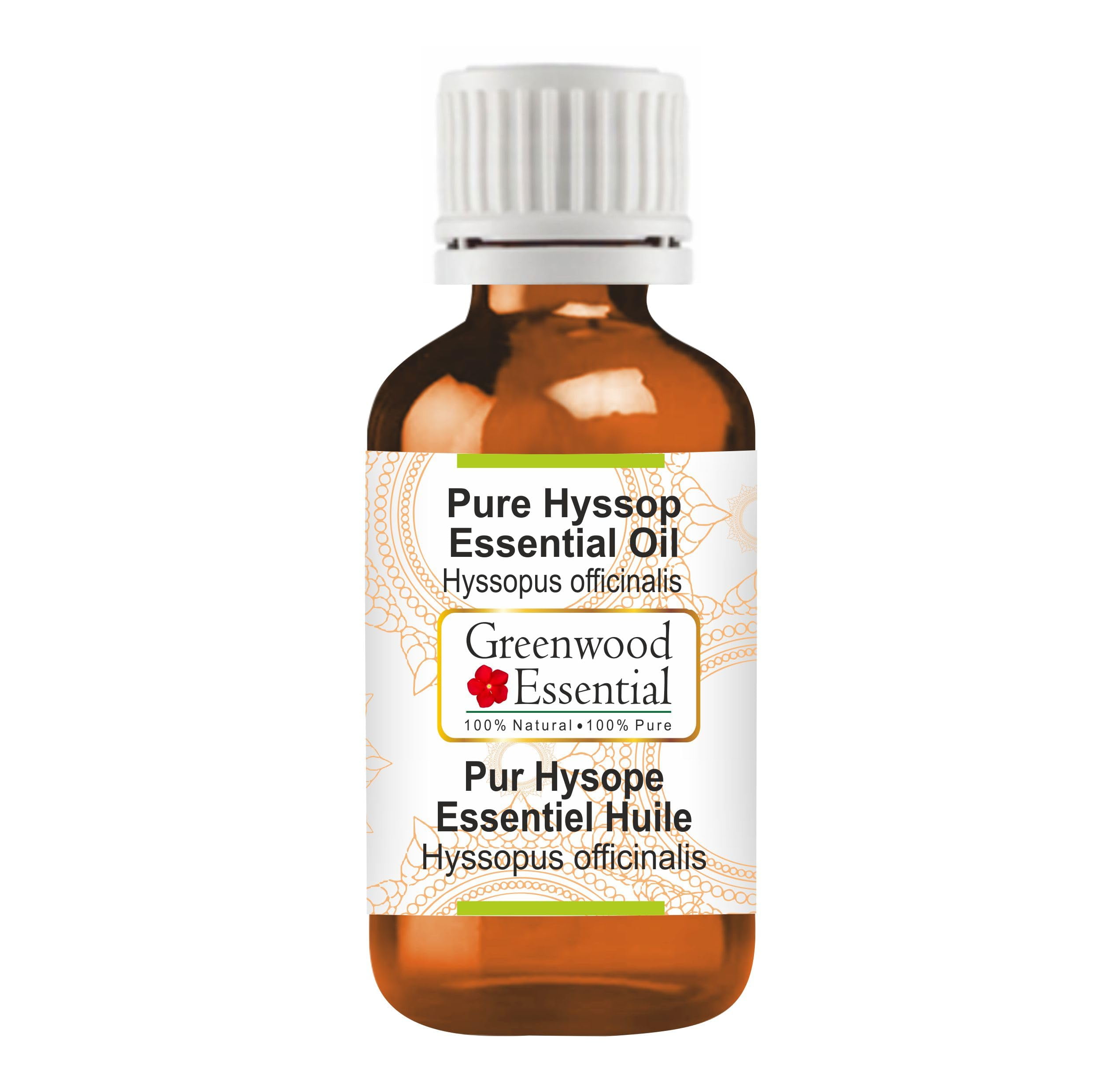 Greenwood Essential Pure Hyssop Essential Oil (Hyssopus Officinalis ...