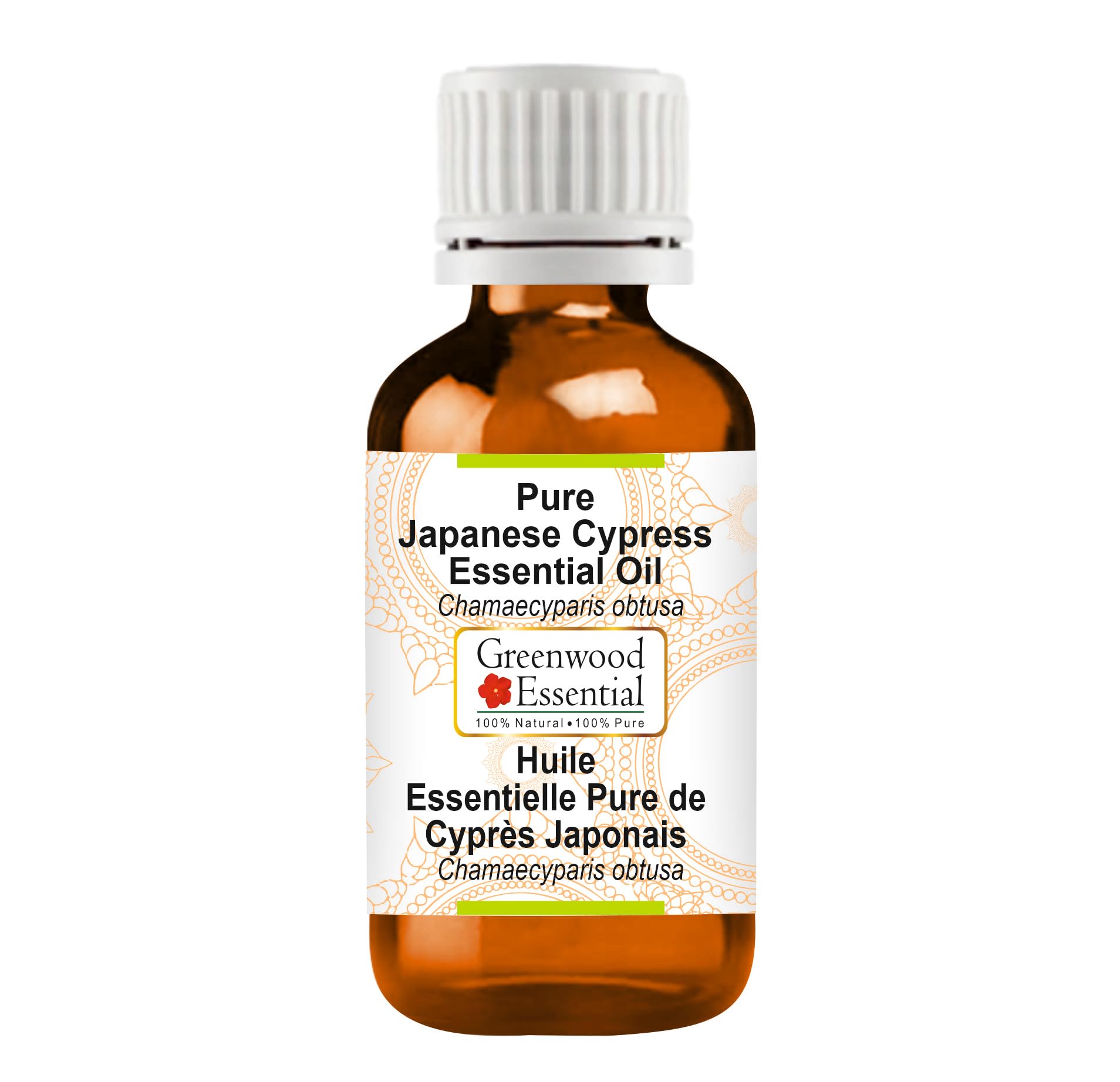 Greenwood Essential Pure Japanese Cypress Essential Oil (Chamaecyparis ...