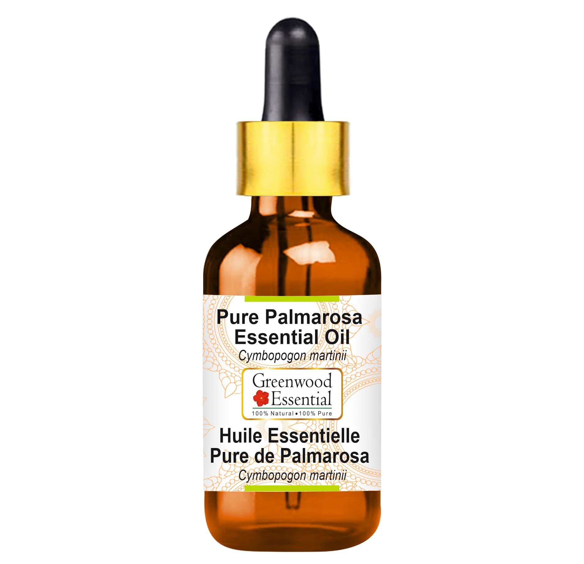 Greenwood Essential Pure Palmarosa Essential Oil (Cymbopogon Martinii ...