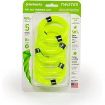 Ryobi Pre-Cut Heavy Duty Spiral Co-Extruded Trimmer Line, 0.095 in. x ...