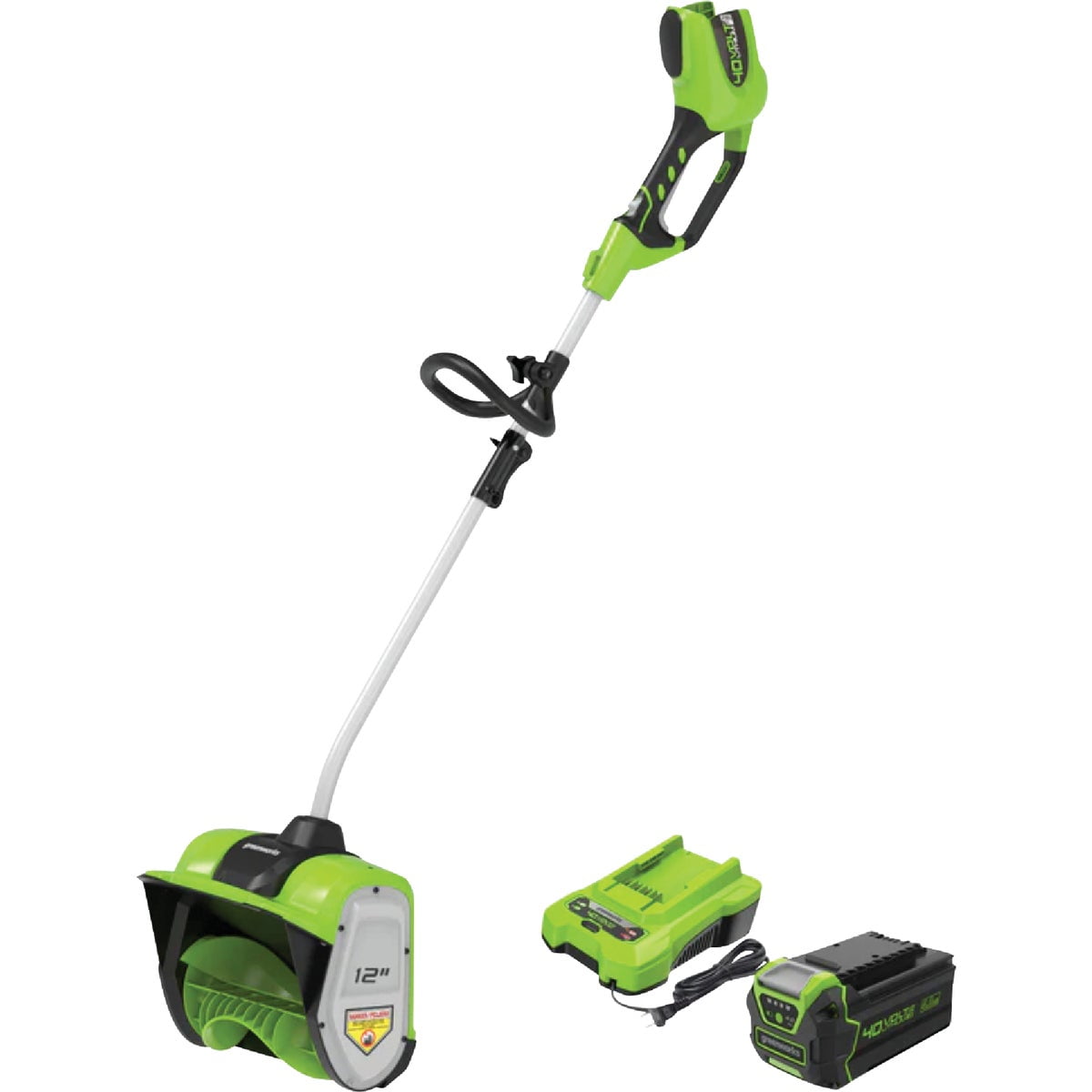 Greenworks 12" 2x24v Snow Shovel 2616702 - Walmart.com