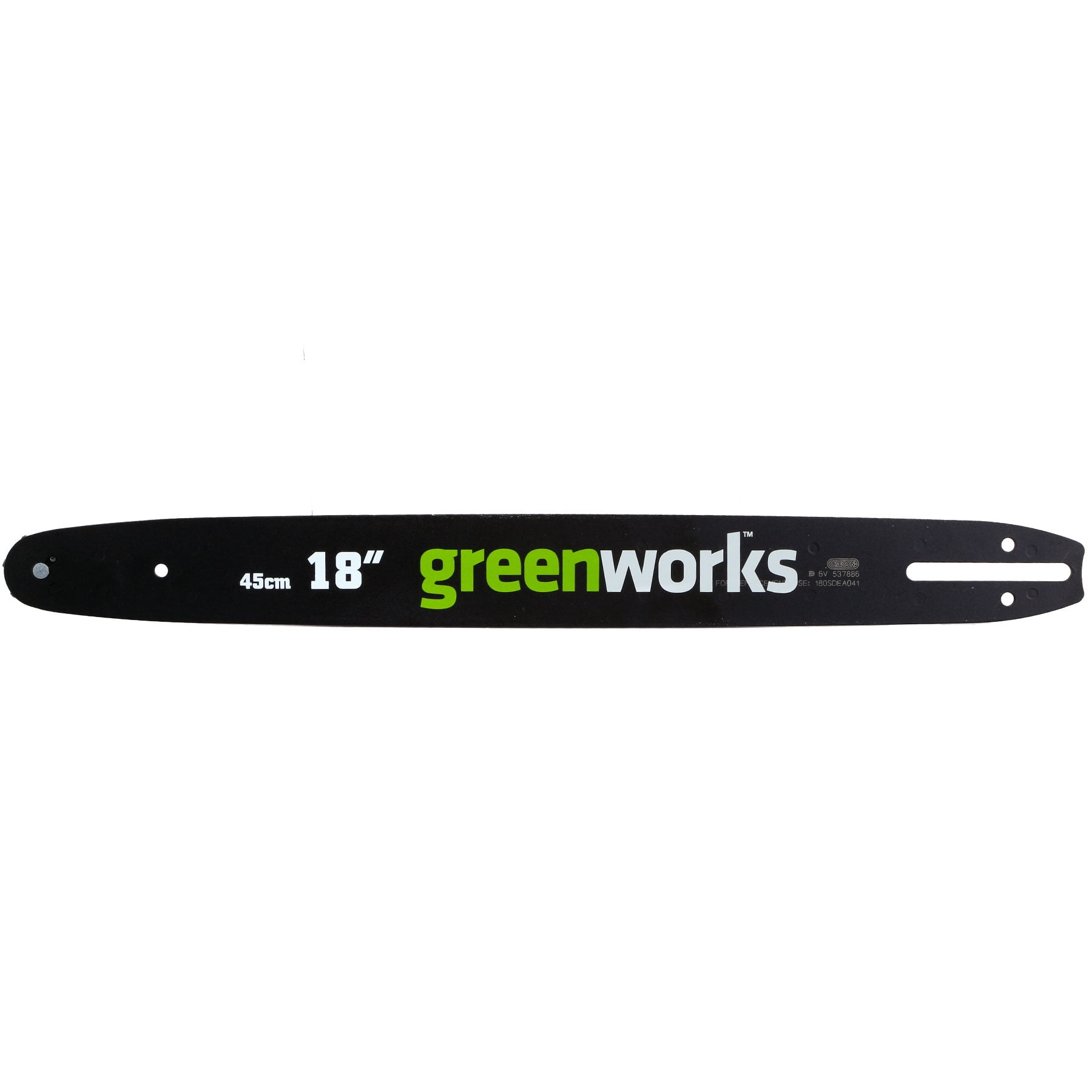 Greenworks 18-inch Replacement Steel Chainsaw Guide Bar, 29142 ...