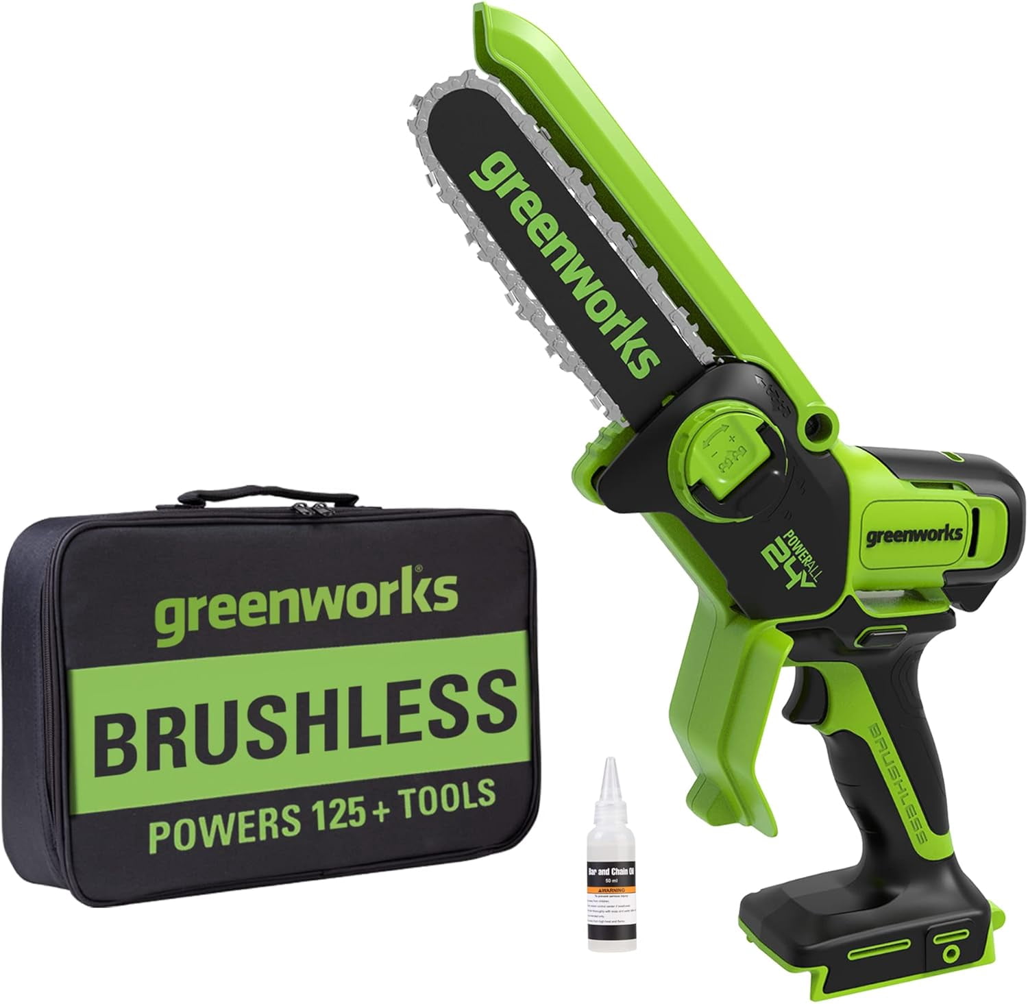 Greenworks 24V 6” Brushless Pruner saw Tool Only - Walmart.com