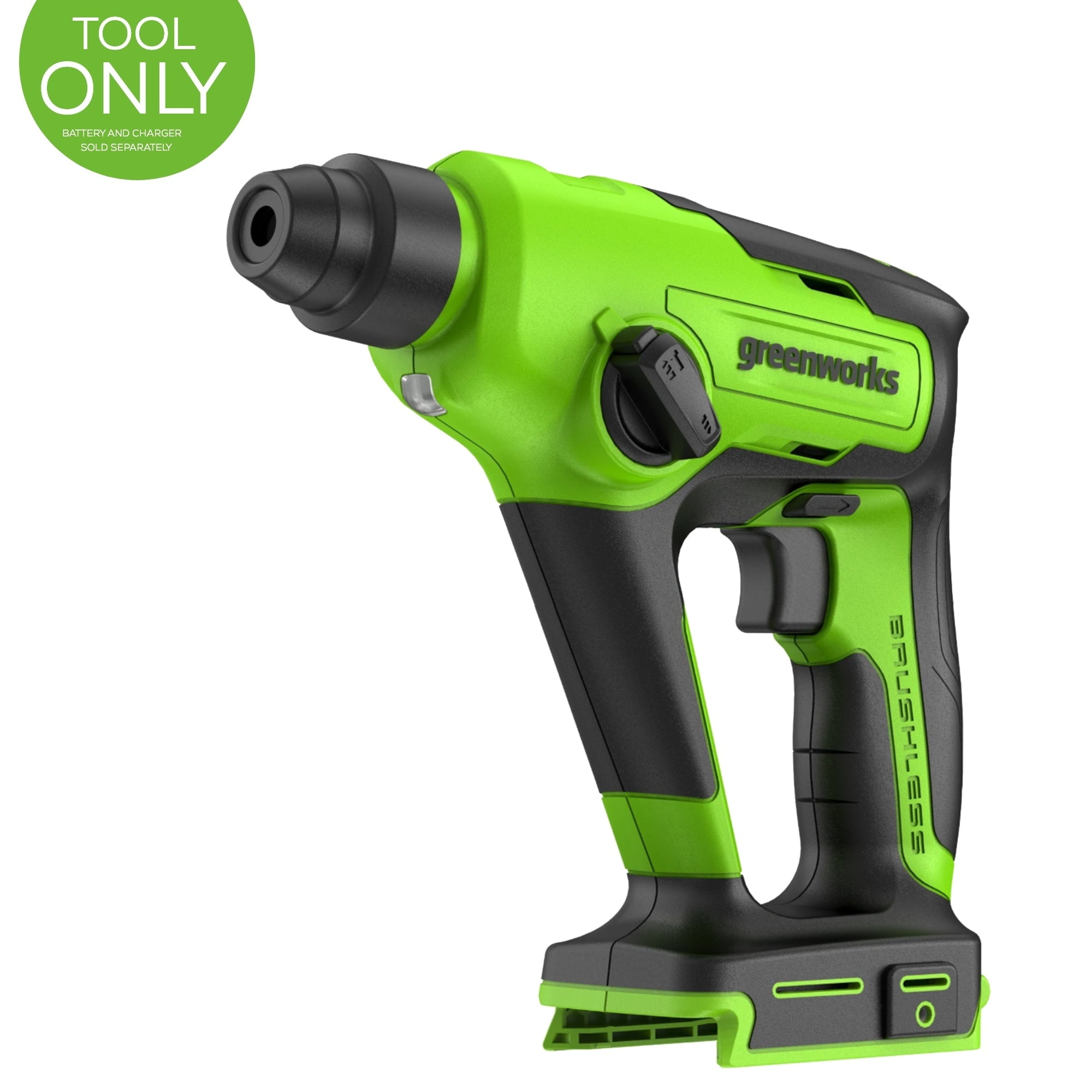 Greenworks 24V SDS 1.2J Brushless Rotary Hammer Drill, Tool Only ...