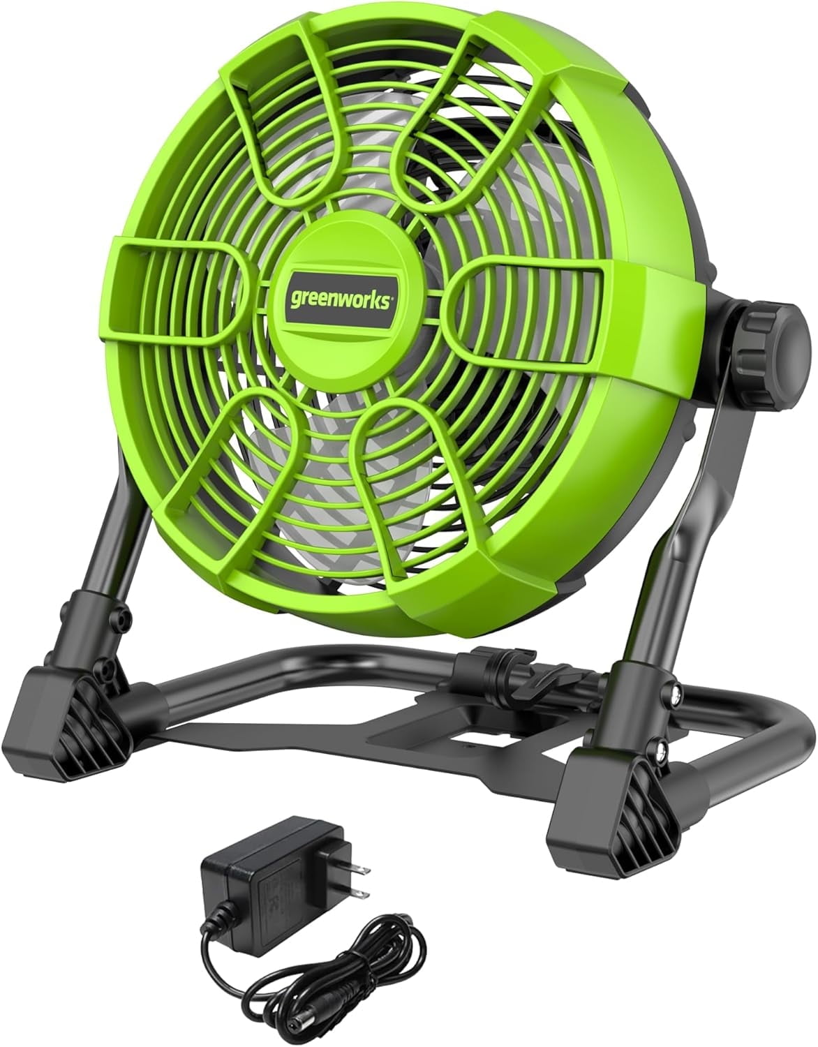 Greenworks 40V 10" Fan 500 CFM with 5 Speed, Hybrid (AC / DC), Included ...