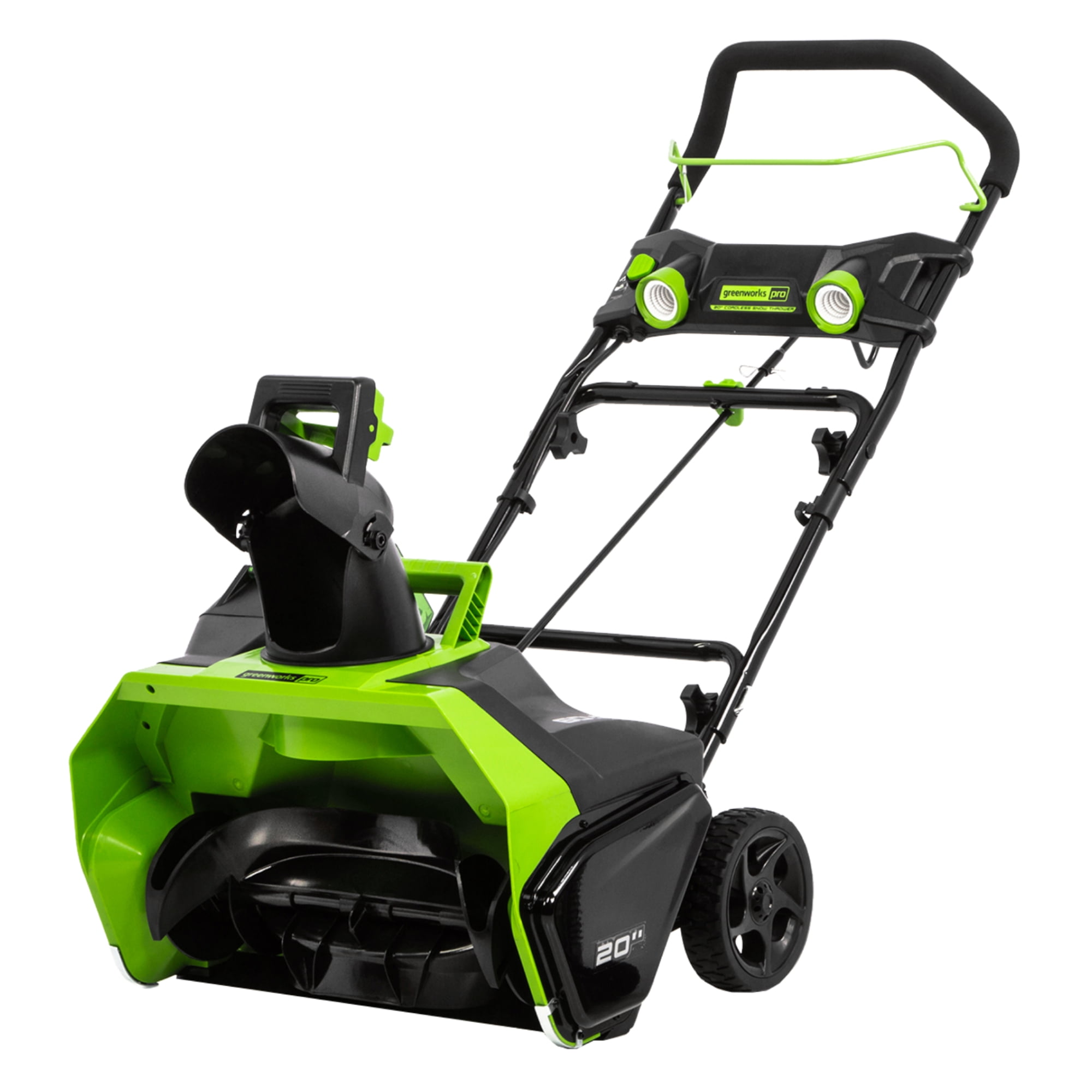 Greenworks Pro Snow Blower 20 in 60V Single-Stage Battery Powered Push ...