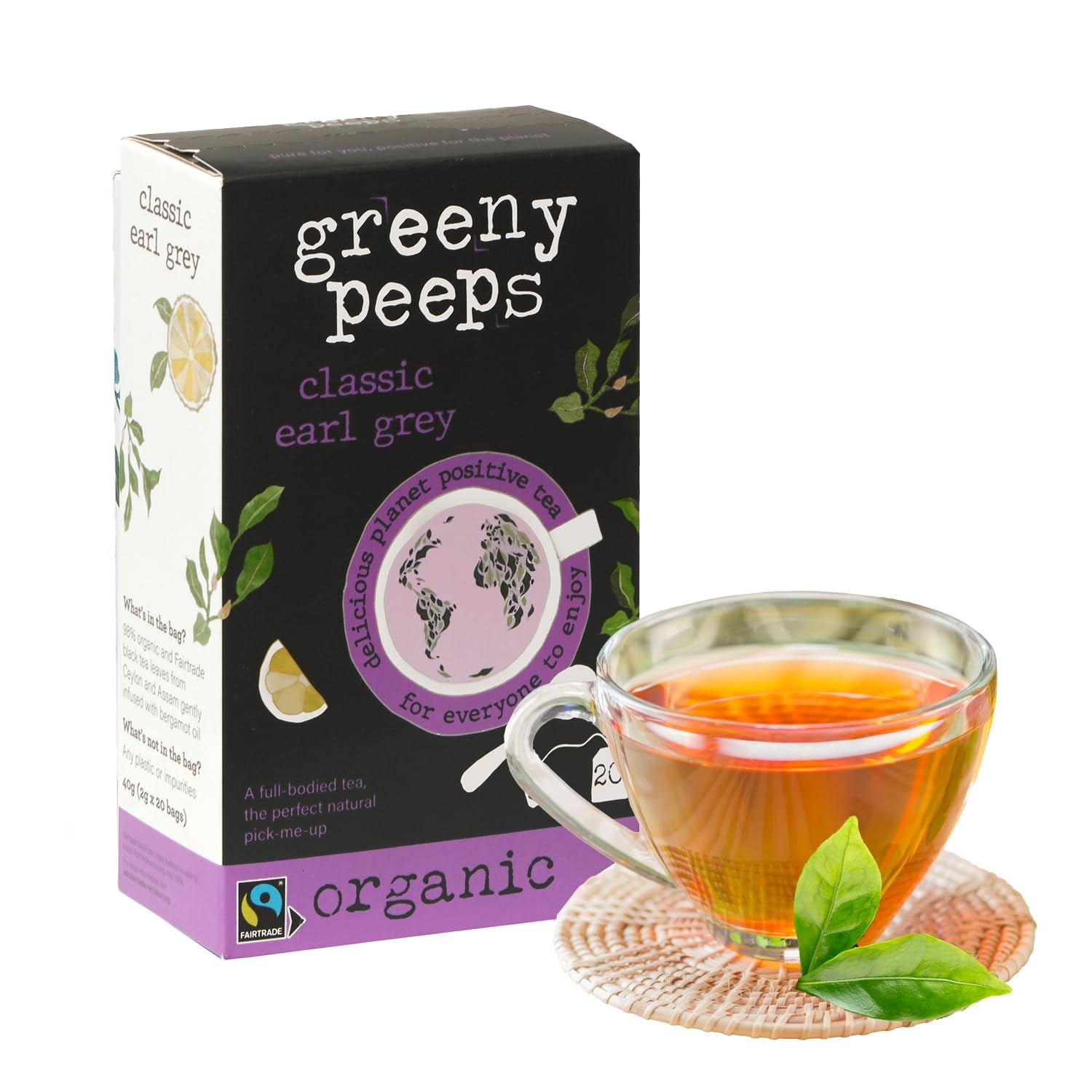 Greenypeeps Organic Earl Grey Tea Bags - Classic Earl Gray Tea Recipe ...