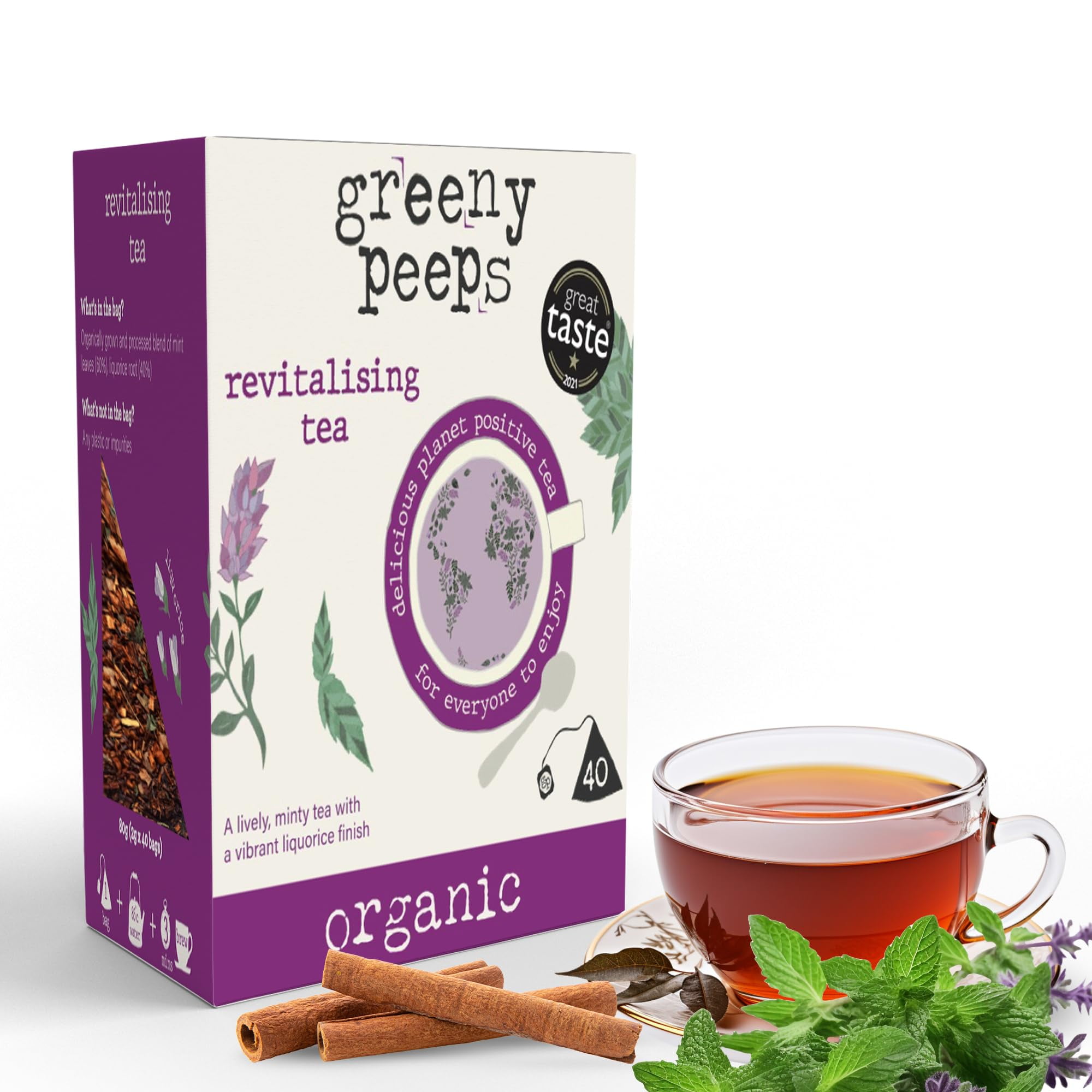 Greenypeeps Organic Revitalizing Digestive Mint Tea - Lively ...