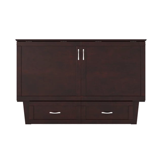 Greeson Murphy Bed Chest with 6" Mattress, Storage Drawer & Built-In ...