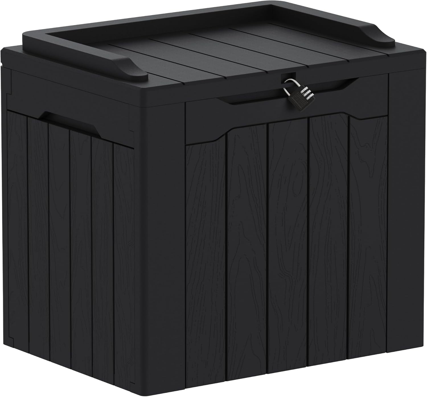 Greesum 31 Gallon Resin Deck Box Large Outdoor Storage for Patio ...
