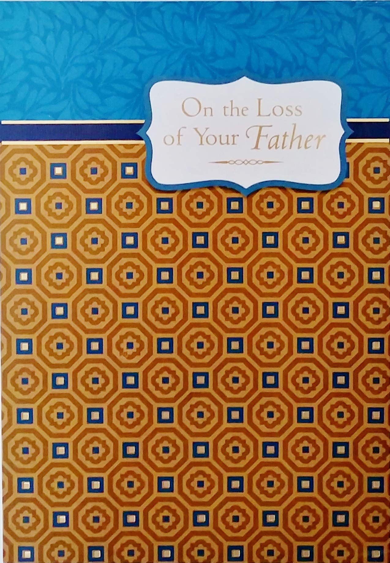 Greeting Card On The Loss Of Your Father Sympathy Condolences RIP Dad ...