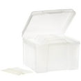 Walmart Greeting Card Storage Container Holder with Dividers, Clear ...