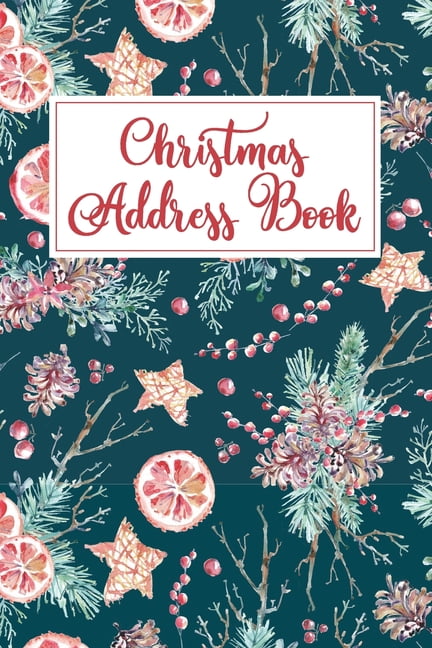 Greeting Card Organizers Christmas Address Book: Holiday Card List Book ...