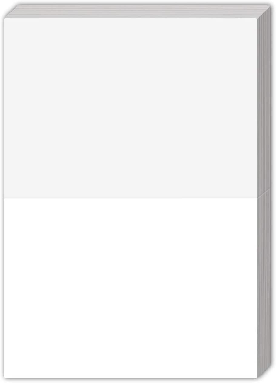 Greeting Cards - 5x7 Inches Heavyweight Blank White Card Paper- Half ...