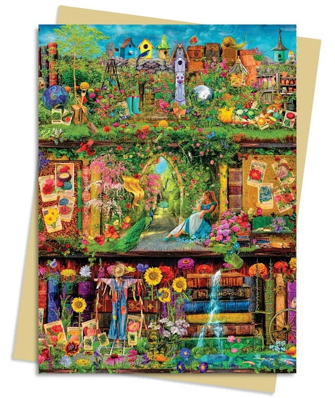Greeting Cards: Aimee Stewart: Garden Bookshelves Greeting Card Pack ...