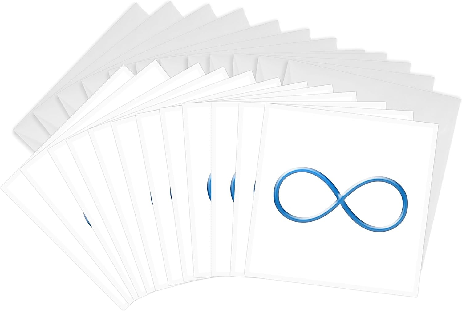 Greeting - Infinity Symbol (blue) - 12 Pack - Digital Design Symbols ...