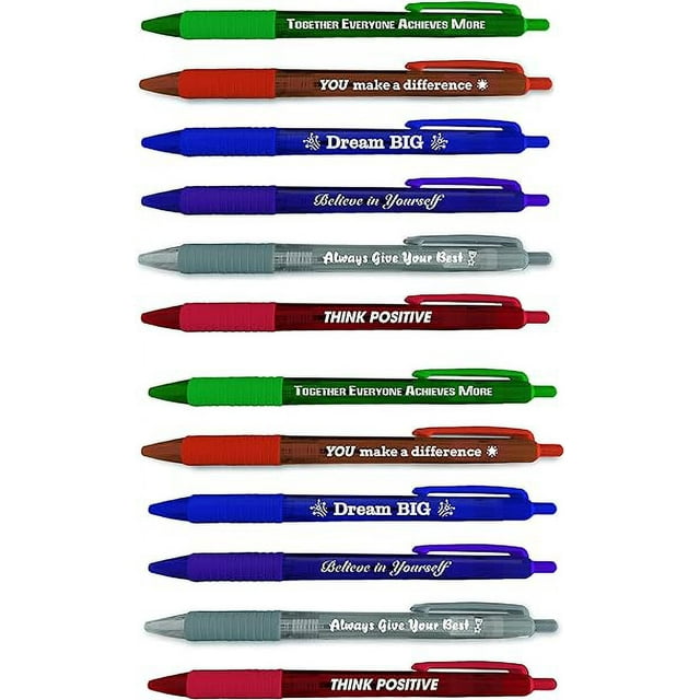 Greeting Pen Employee Appreciation Translucent 12 Pen Set with Team ...