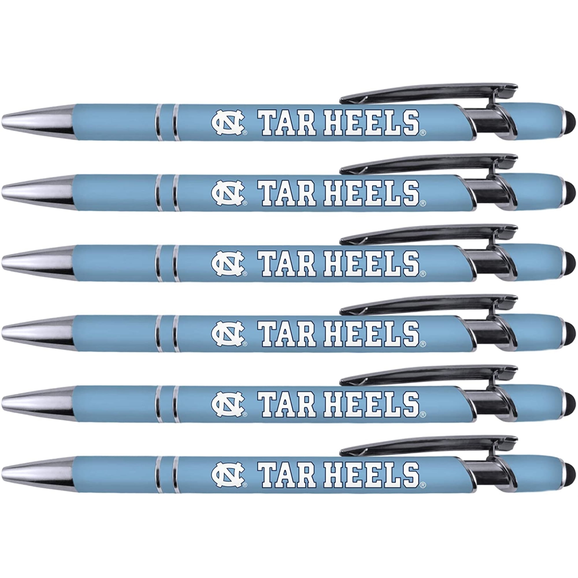 Greeting Pen North Carolina Soft Touch Coated Metal 6 Pack 30506 ...