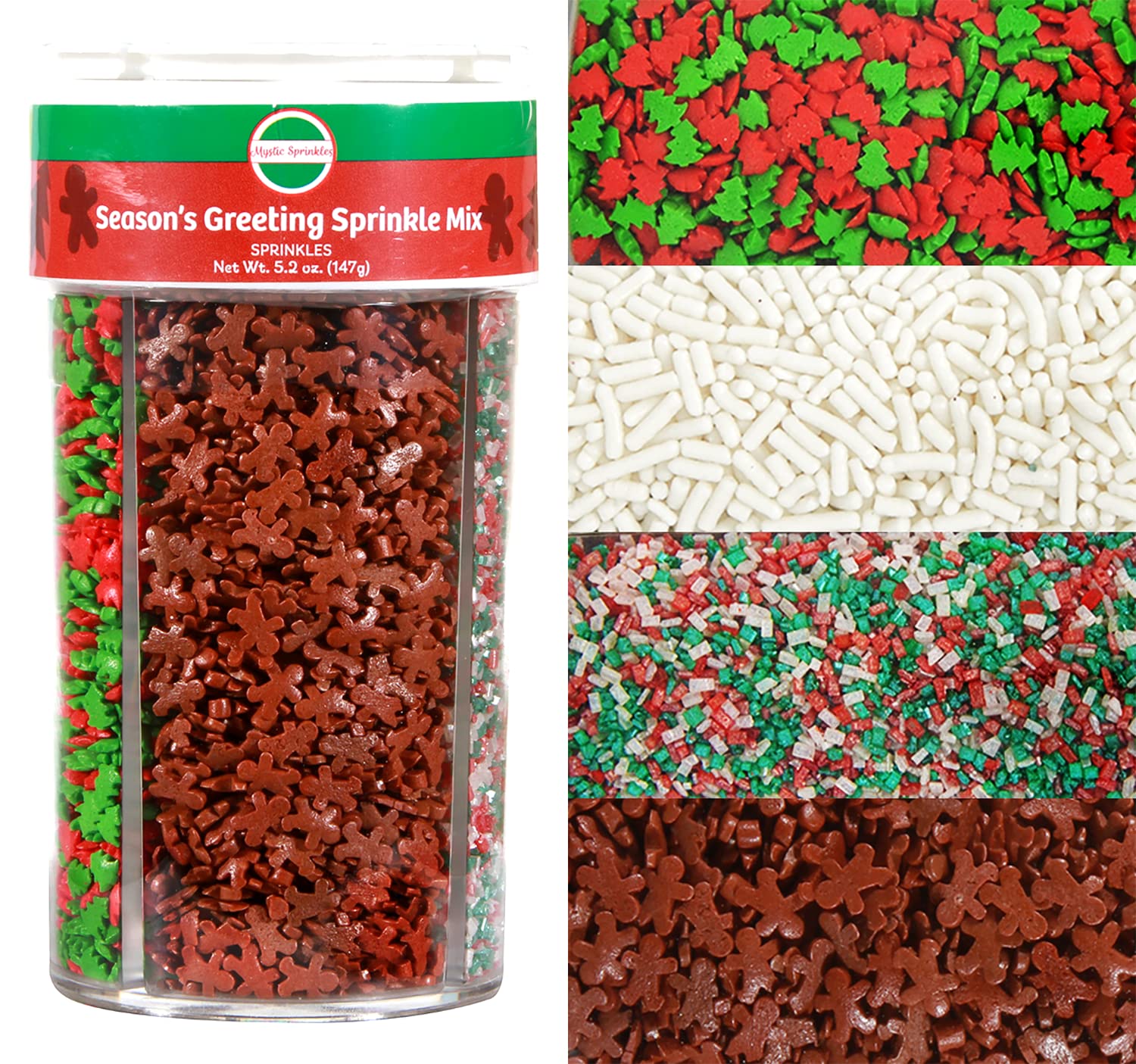 Greetings Sprinkle Mix 5.2oz 4 Cell Bottle - Walmart.com