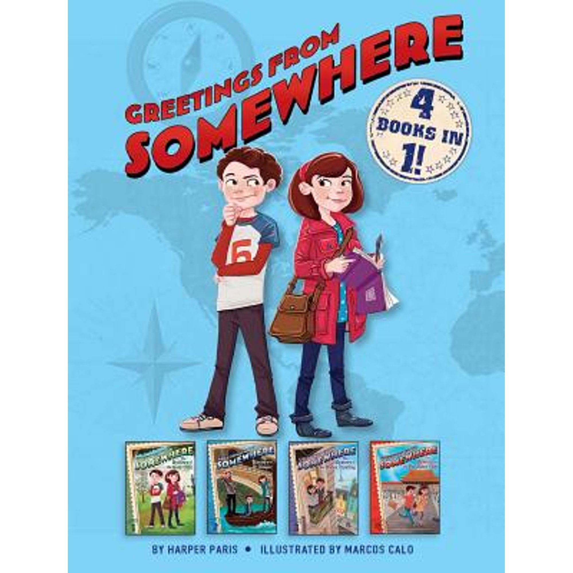 Pre-Owned Greetings from Somewhere 4 Books in 1!: The Mystery of the ...