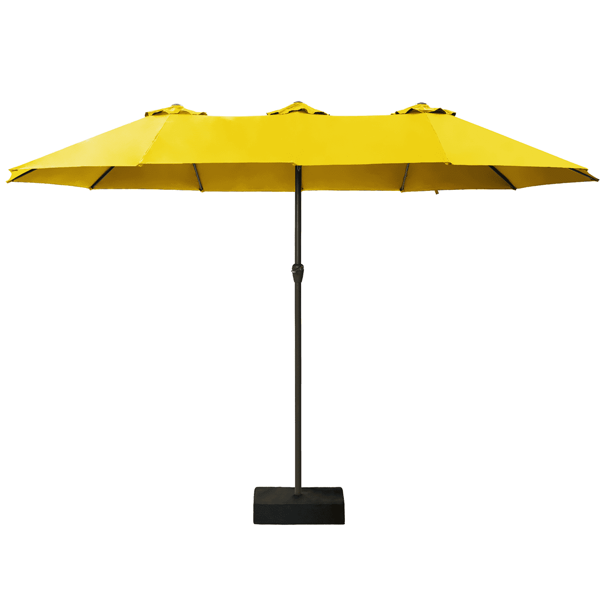 Greforg 15FT Triple Outdoor Patio Umbrella with Base Included & Vented ...