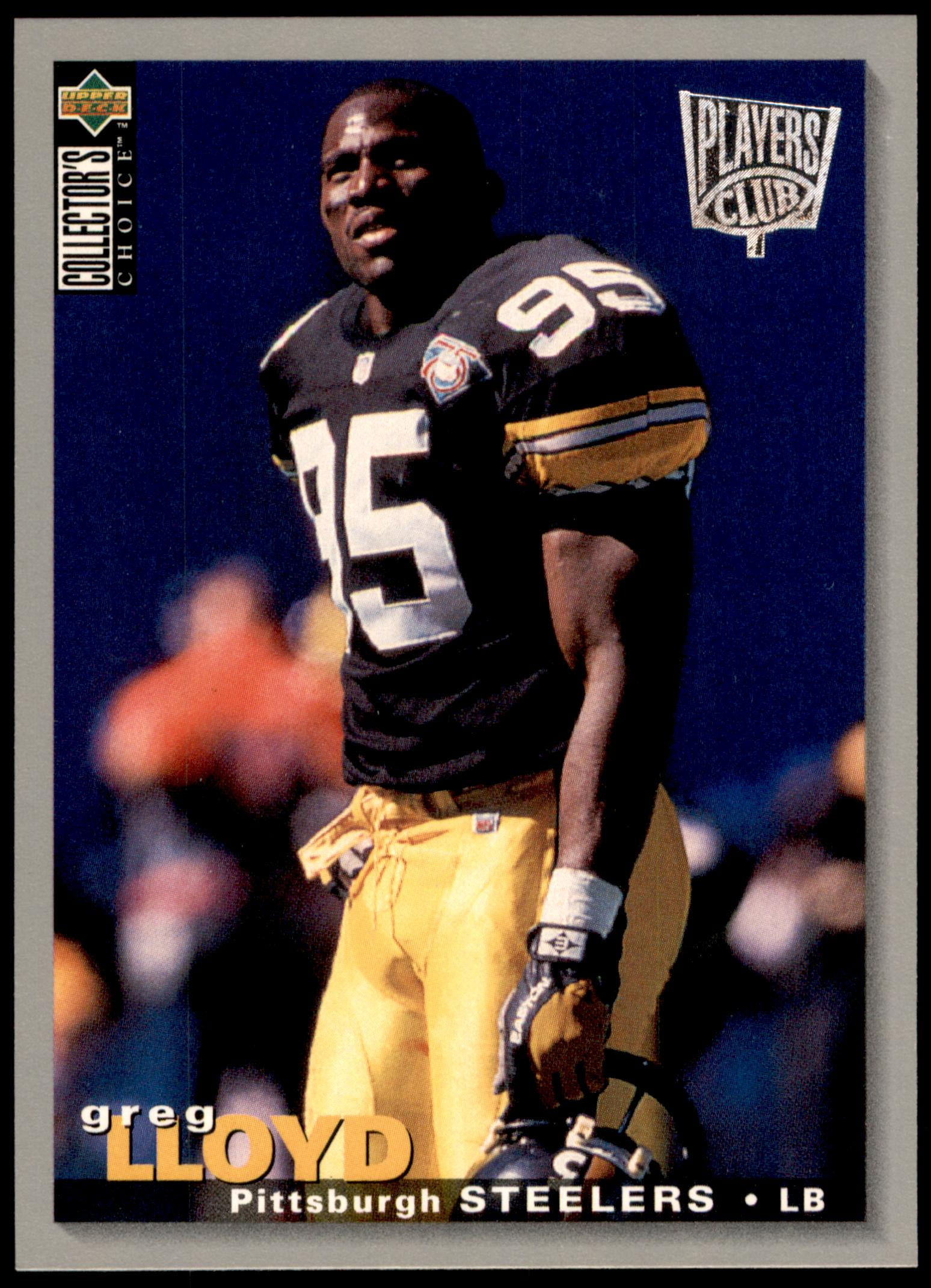 Greg Lloyd #227 1995 Collector's Choice Player's Club - Walmart.com