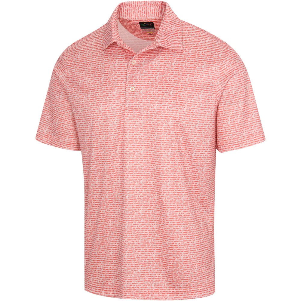 Greg Norman ML75 Micro Lux Origami Print Shirt Polo Short Sleeve ...