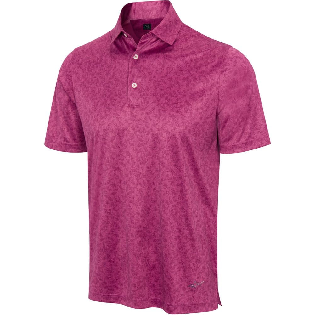 Greg Norman ML75 Recycled Microlux Rye Grass Mulberry Shirt Men L ...