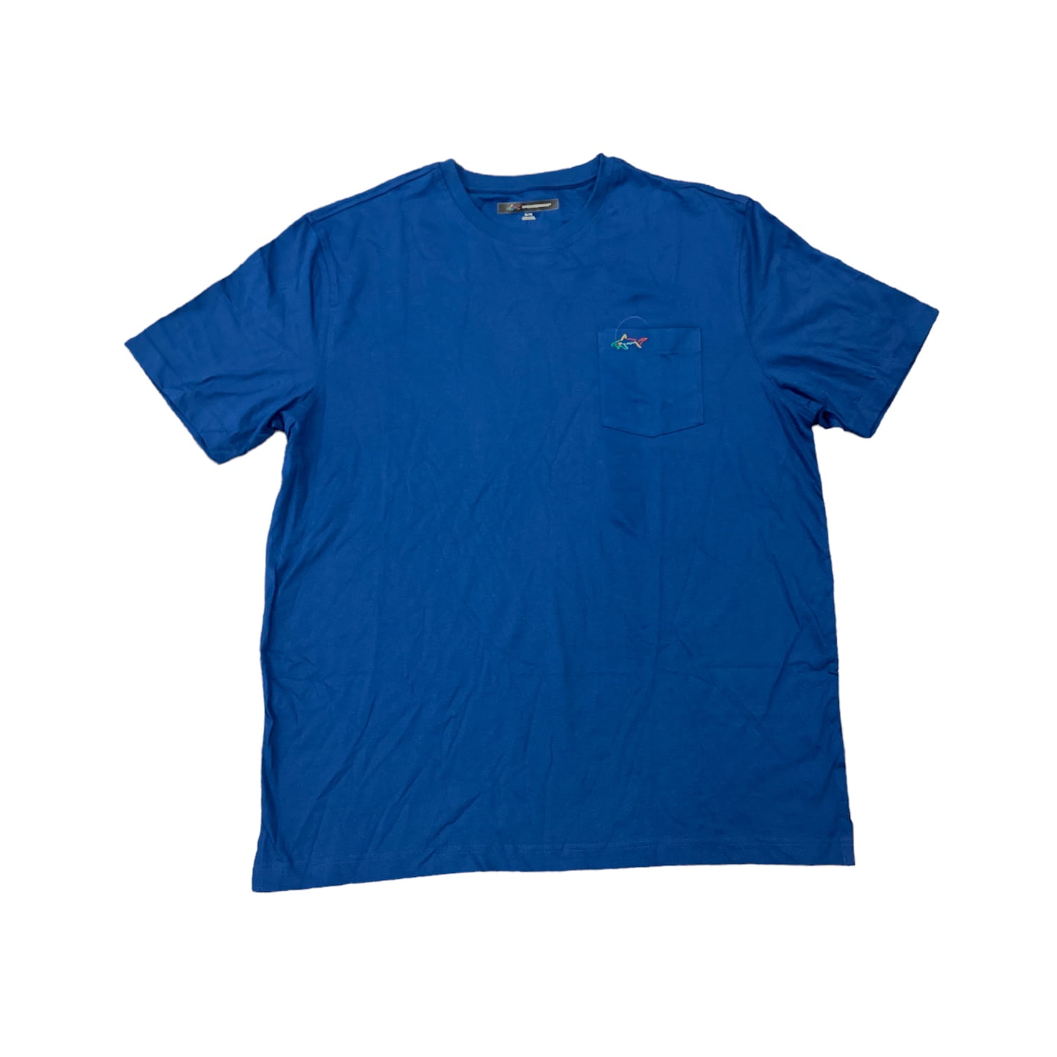 Greg Norman Men's Chest Pocket Relaxed Fit Short Sleeve T-Shirt (Estate Blue , XXL) - Walmart.com