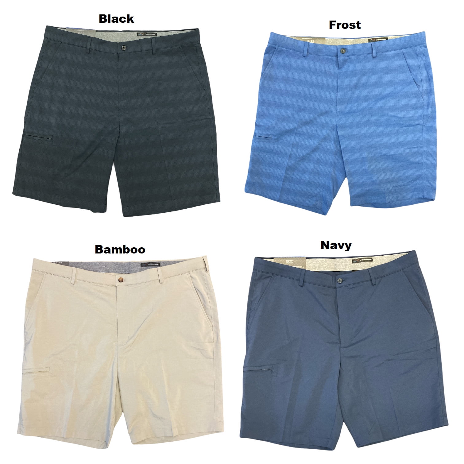 Greg Norman Moisture Wick Stretch Waist Performance Shorts for Men ...