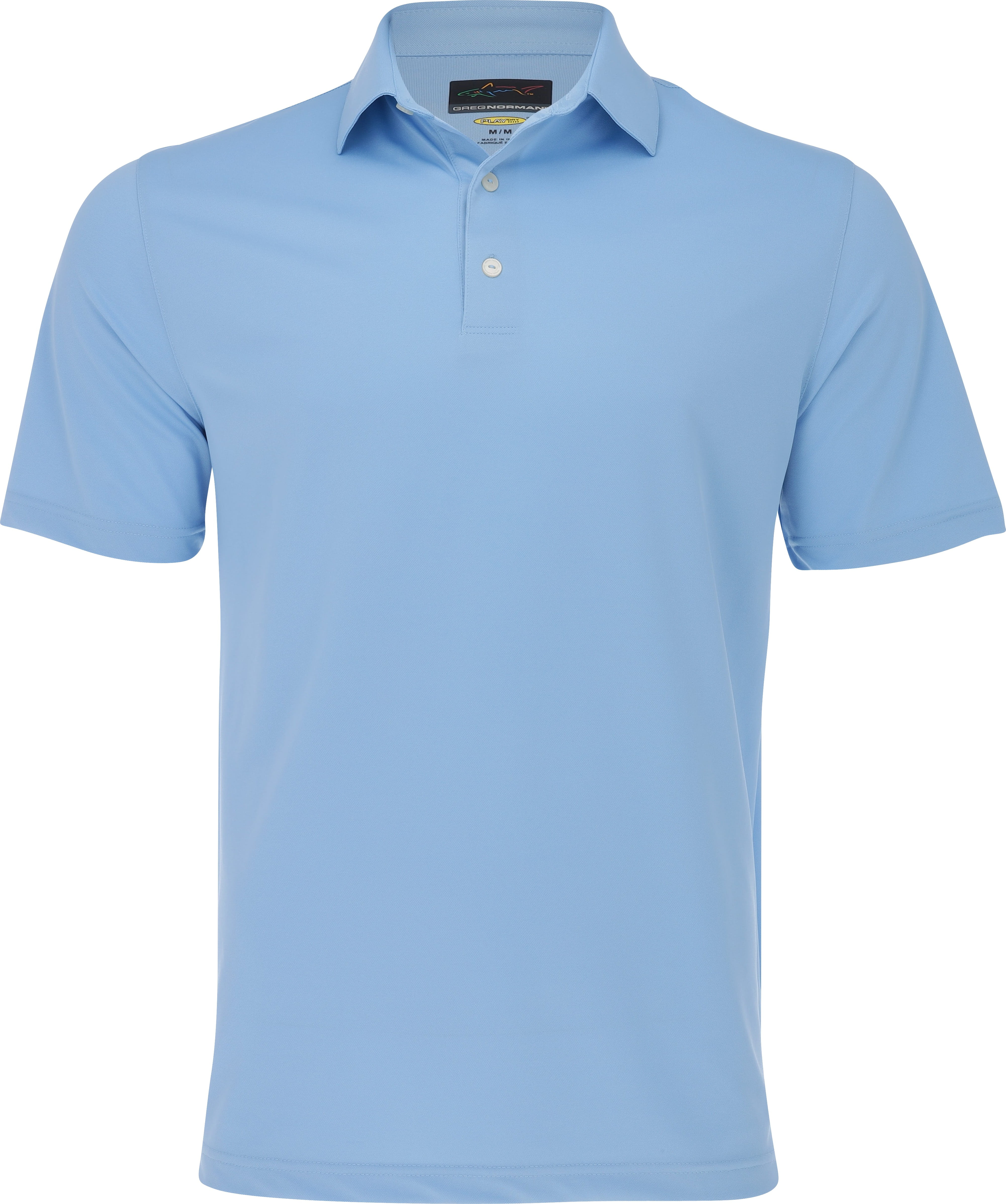 Greg Norman Men's Freedom Micro Pique Polo Coastal Blue/Extra Large ...