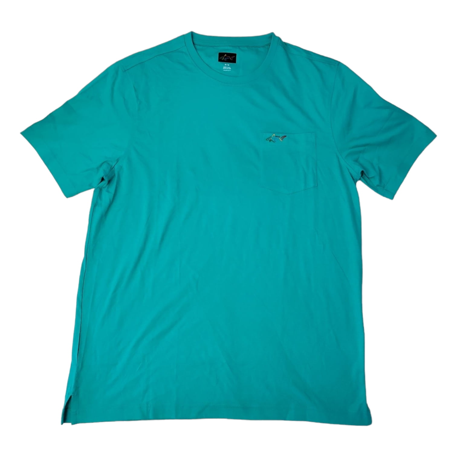 Greg Norman Men's Soft 100% Cotton Short Sleeve Pocket T-Shirt (Bright ...